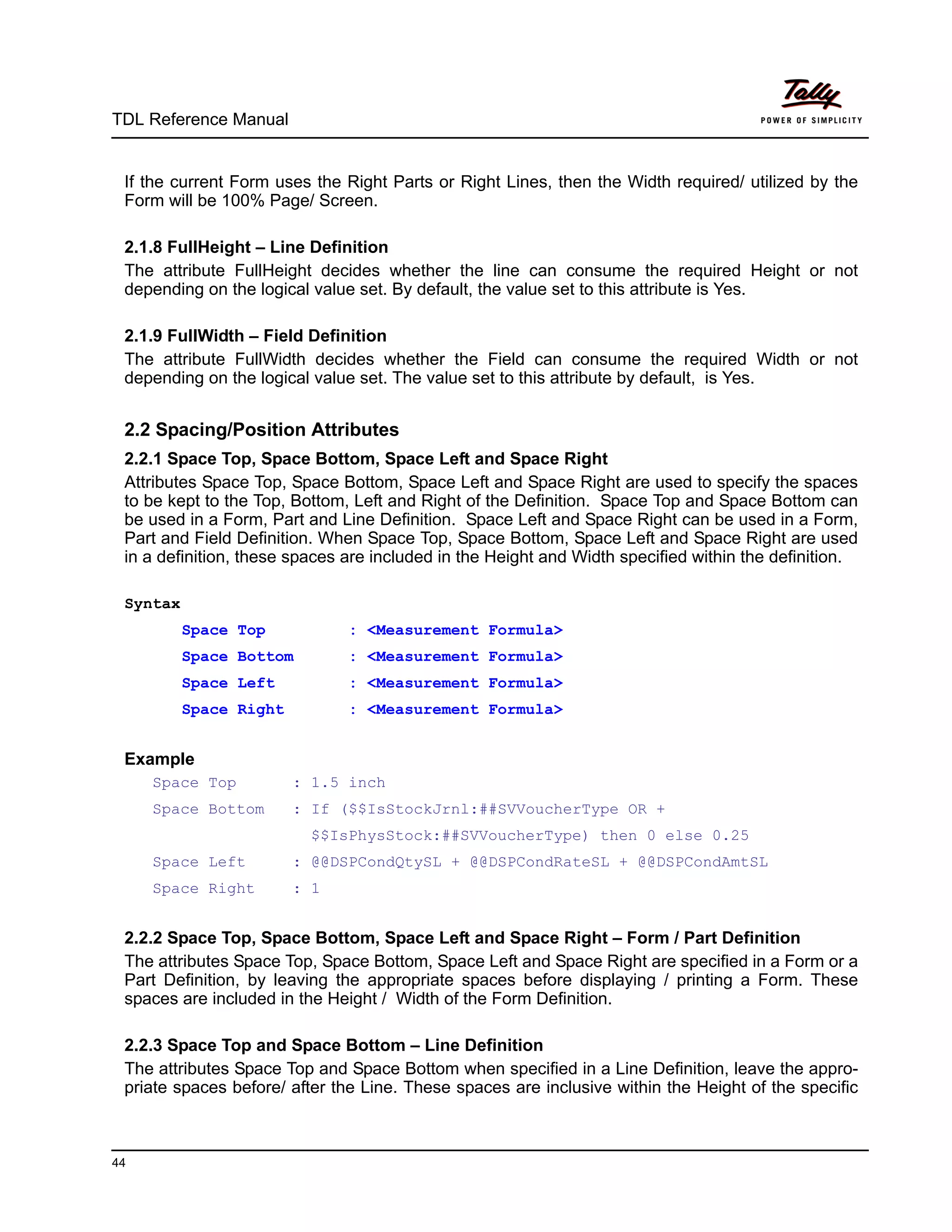 Tdl reference manual | PDF