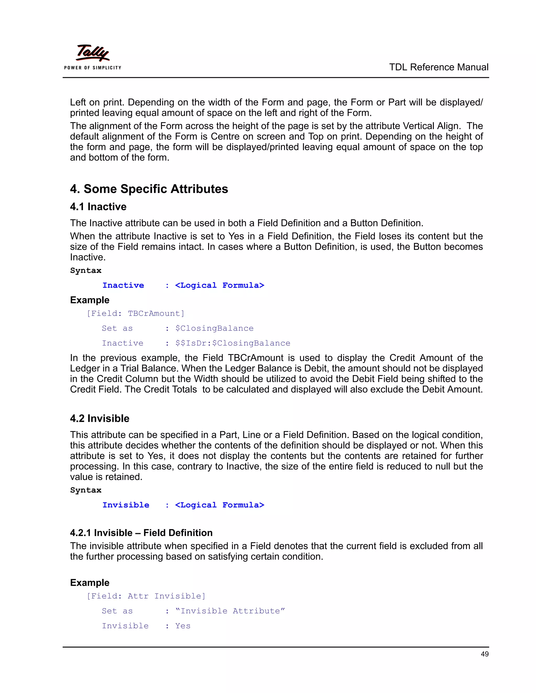 Tdl reference manual | PDF