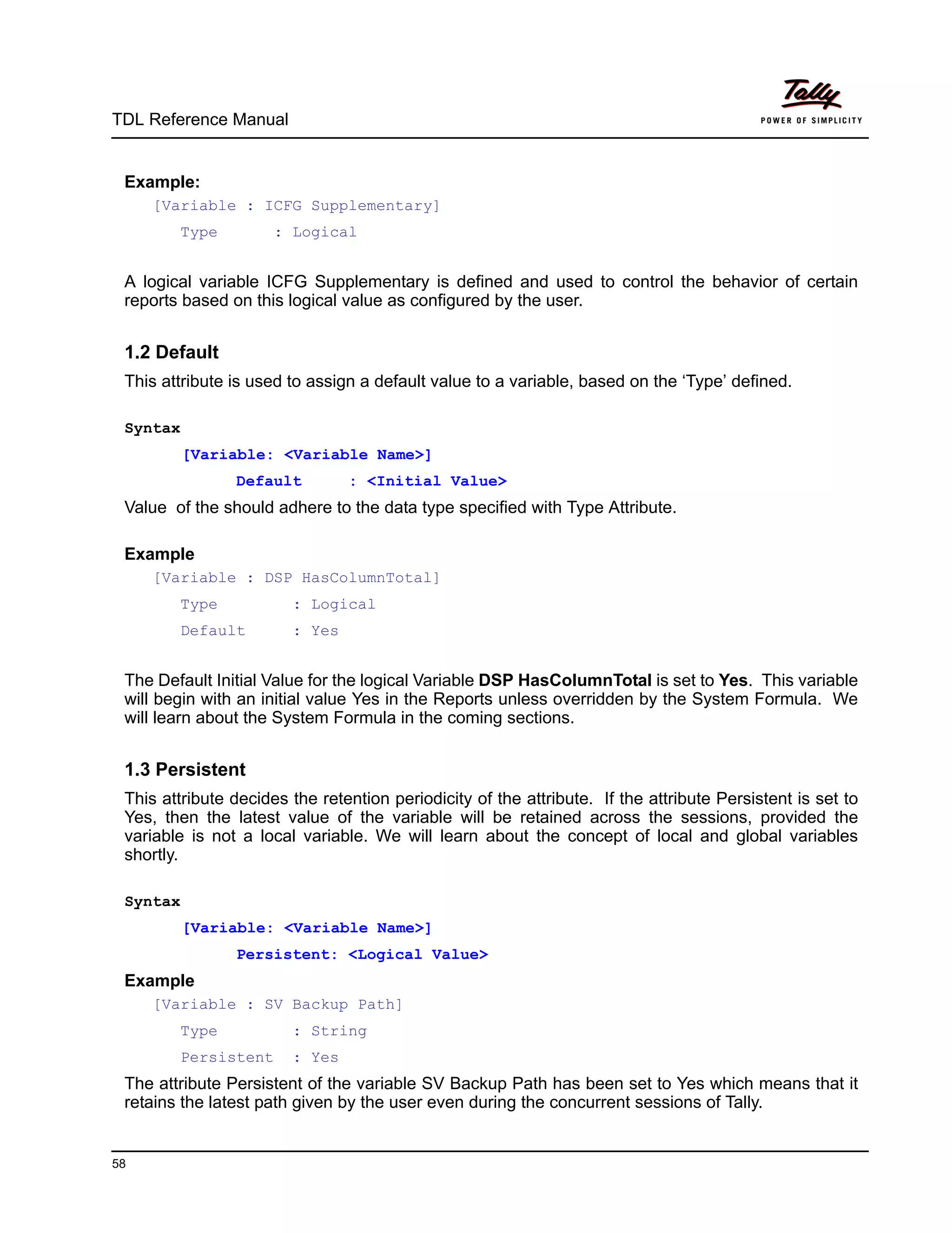 Tdl reference manual | PDF
