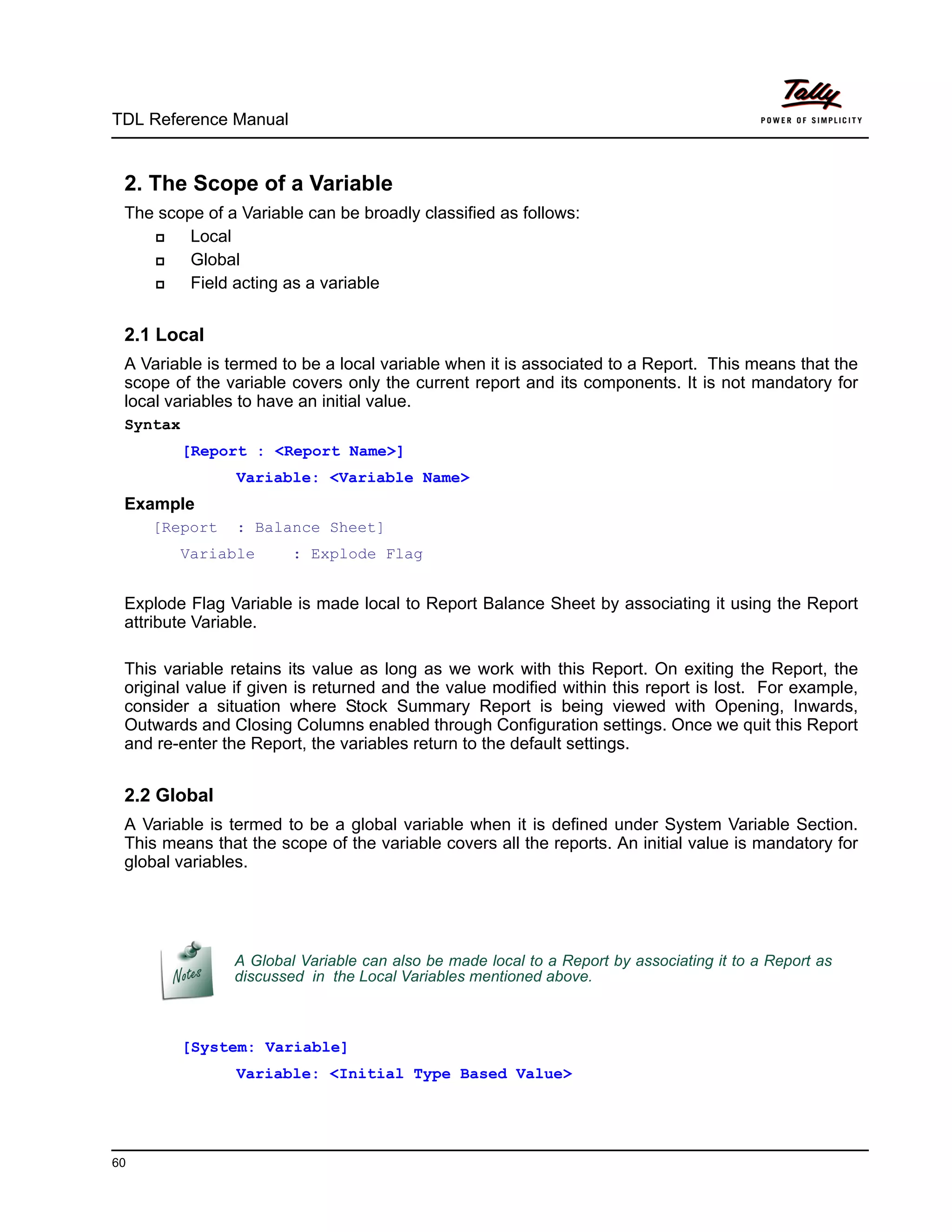 Tdl reference manual | PDF