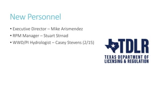 February 2022 Texas Department of Licensing & Regulation Updates | PPT