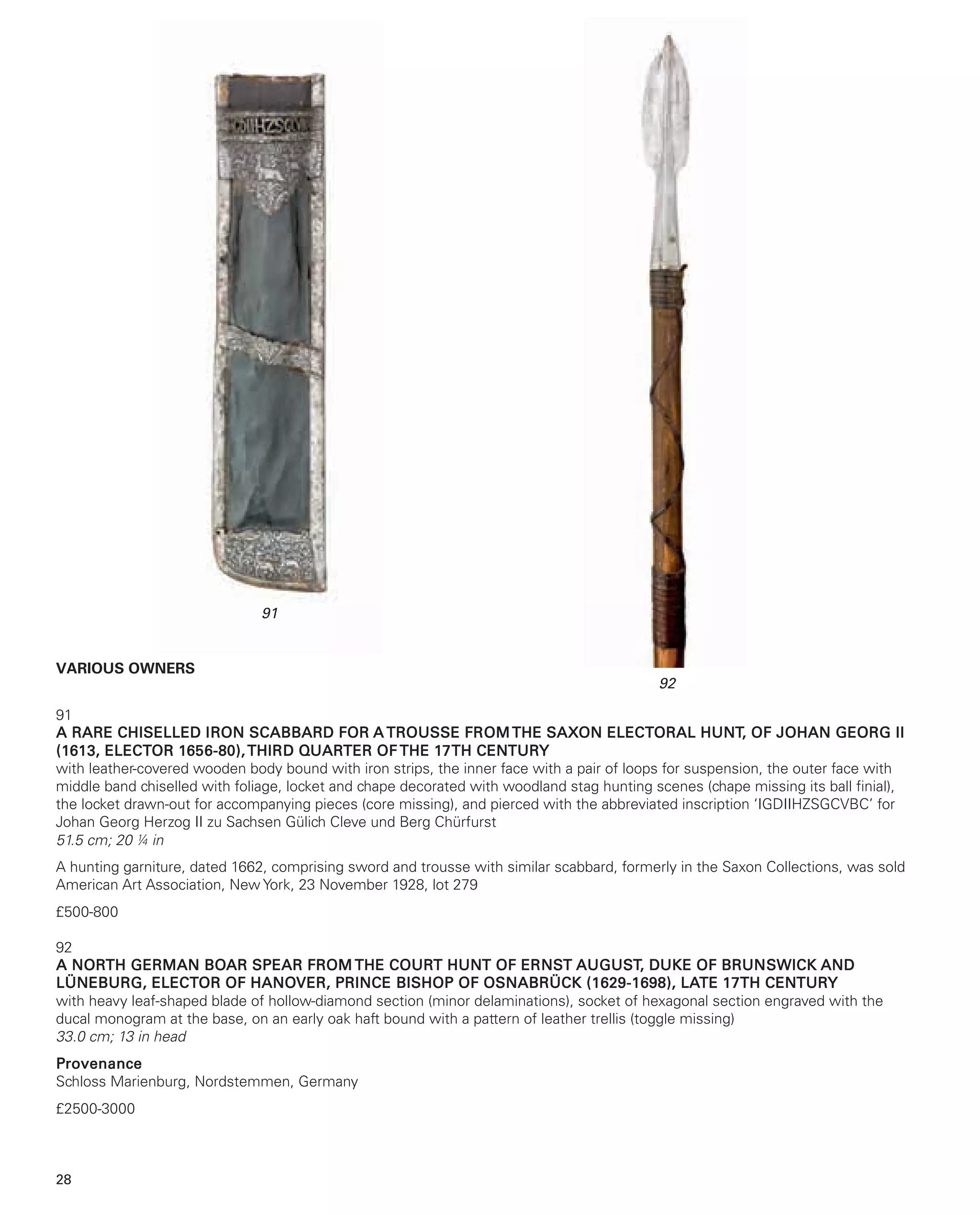 Thomas Del Mar Ltd ANTIQUE ARMS, ARMOUR & MILITARIA Auction | PDF