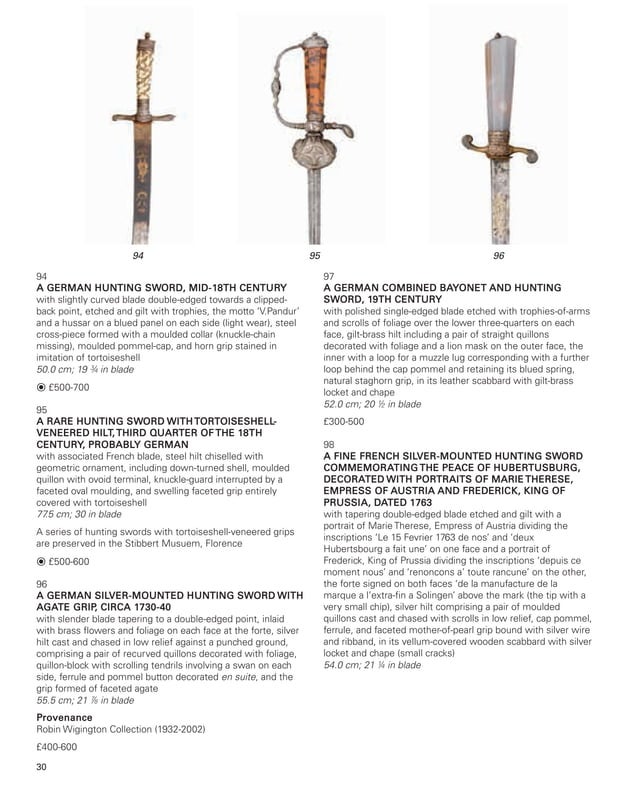 Thomas Del Mar Ltd ANTIQUE ARMS, ARMOUR & MILITARIA Auction | PDF