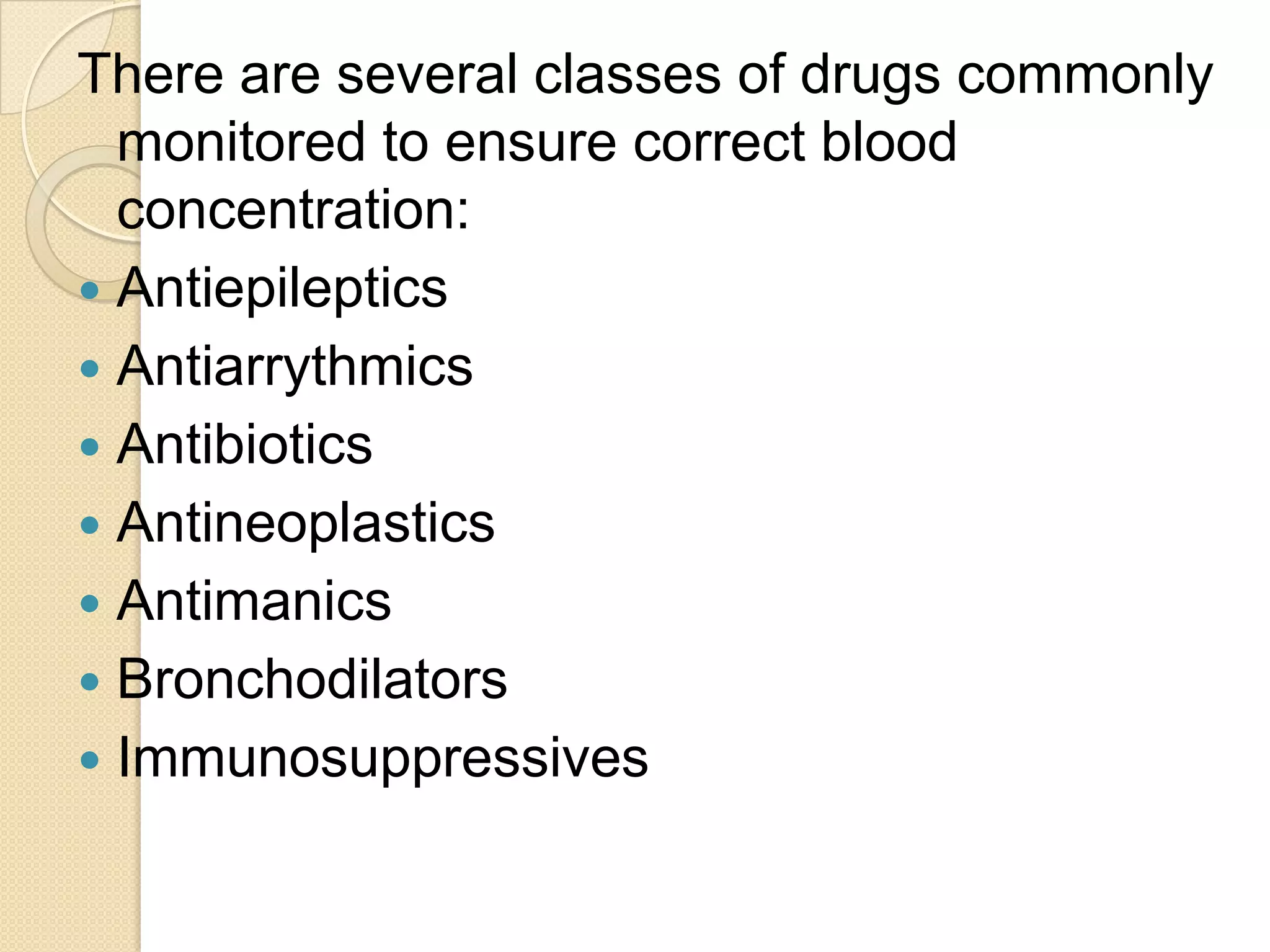Therapeutic Drug Monitoring | PPTX