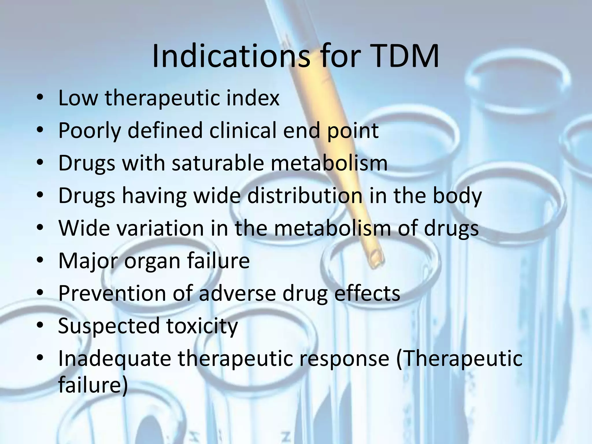 Therapeutic drug monitoring | PPTX