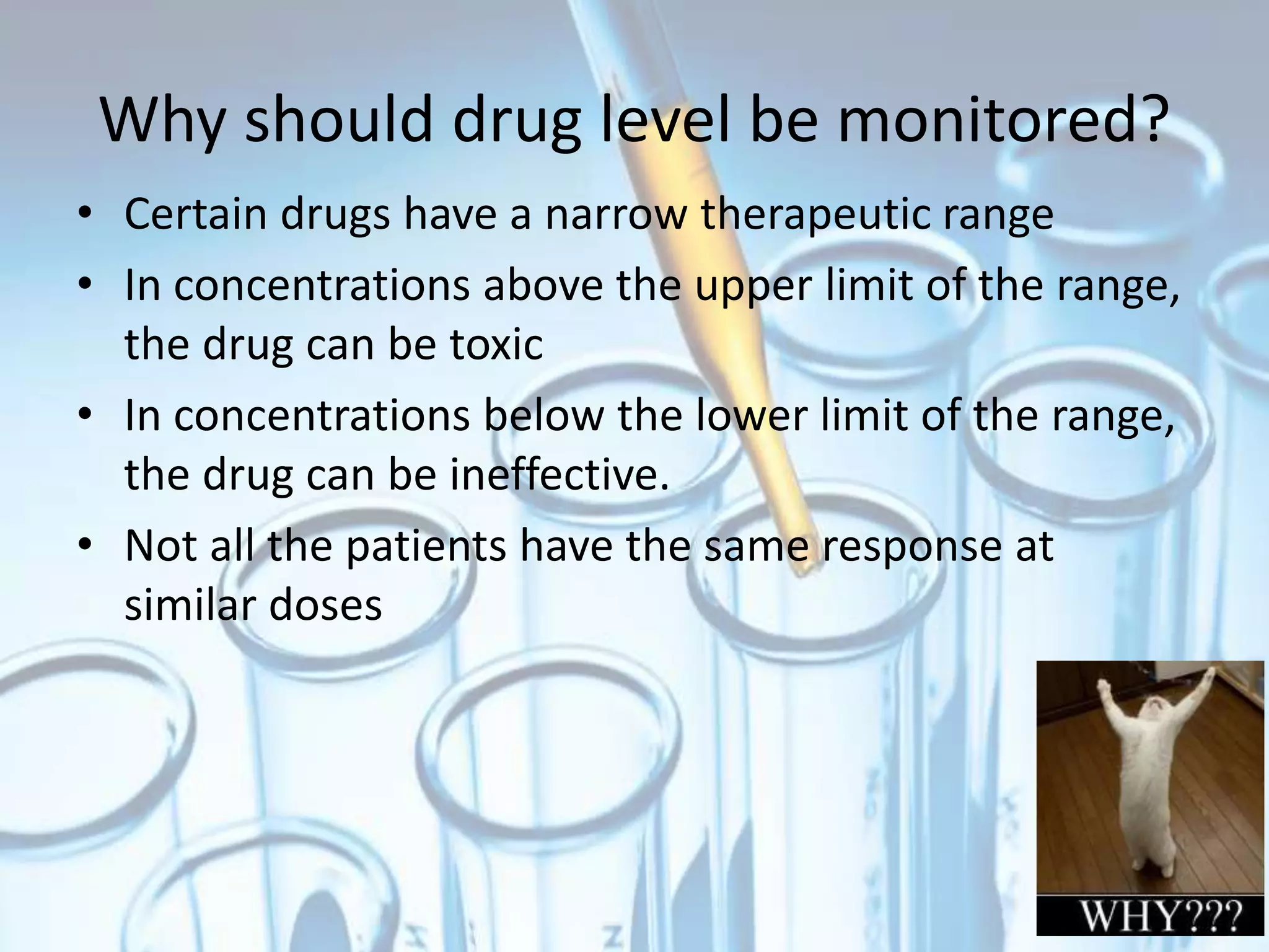 Therapeutic drug monitoring | PPTX