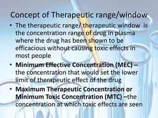 Therapeutic drug monitoring | PPTX