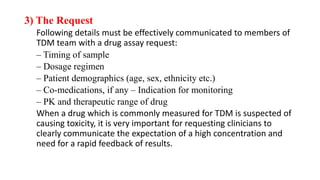 Therapeutic drug monitoring | PPTX