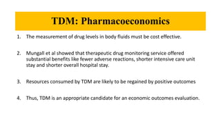 Therapeutic drug monitoring | PPTX