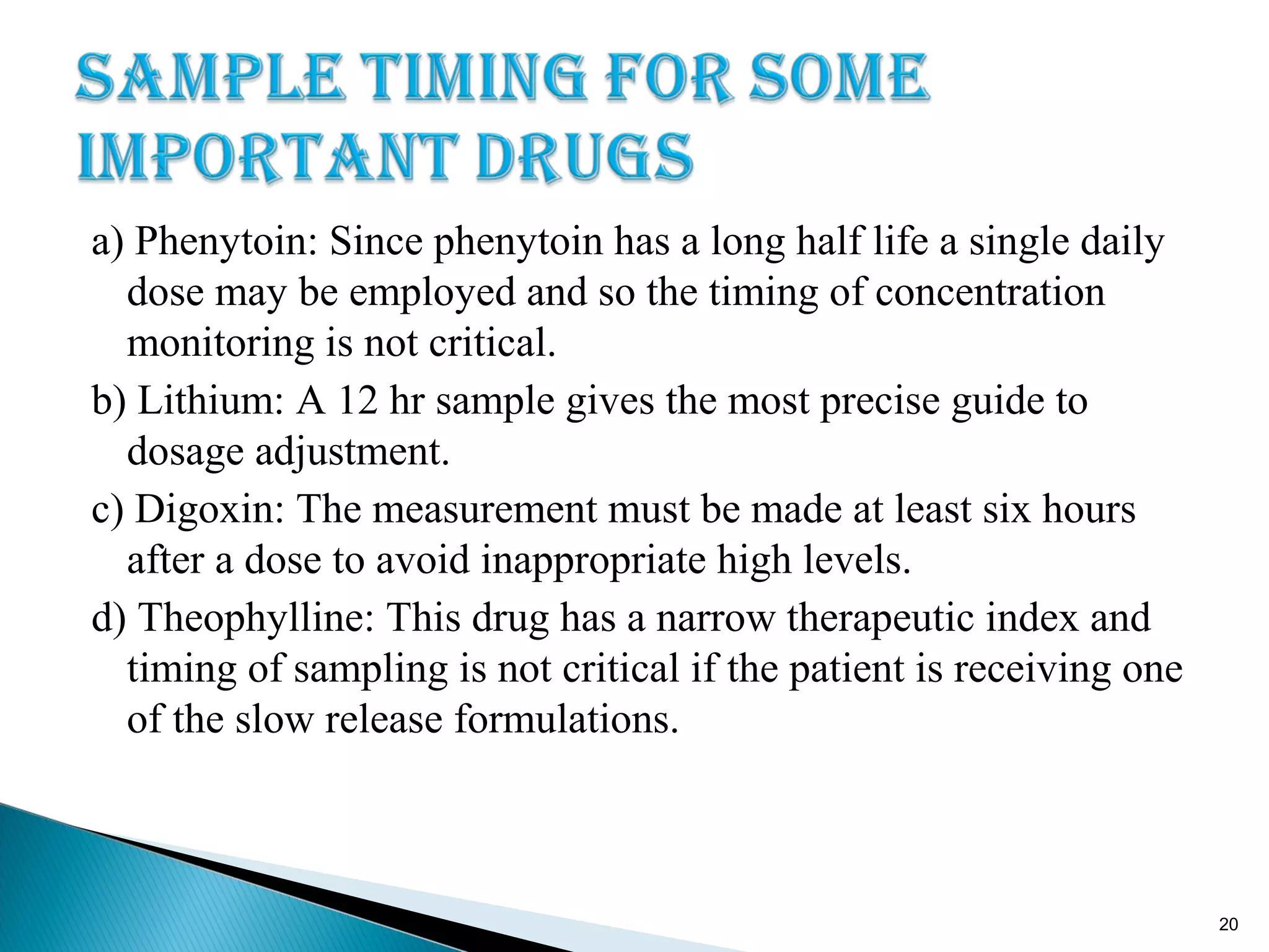 Therapeutic Drug Monitoring (TDM) | PPT