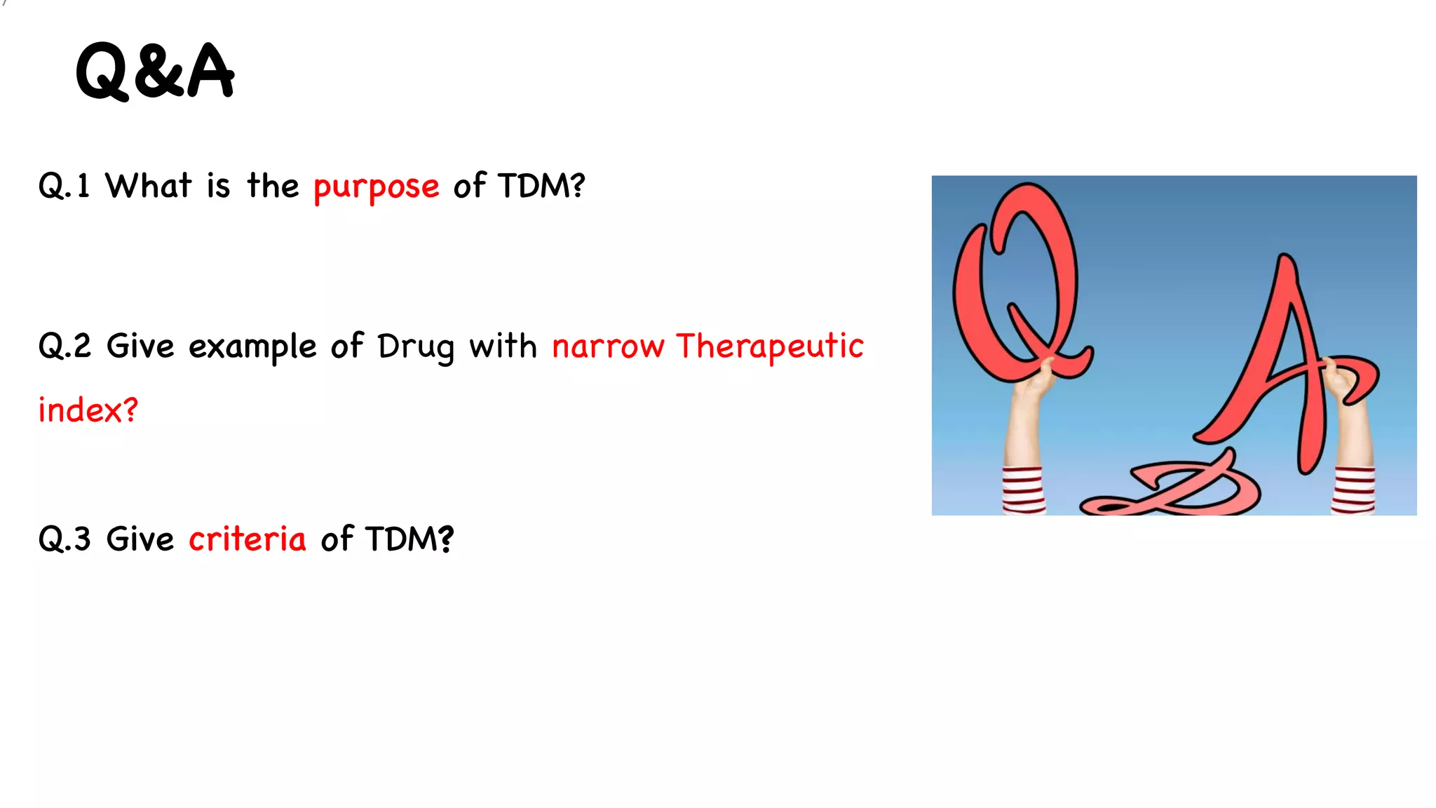 Therapeutic Drug Monitoring (TDM) | Criteria and Indications of TDM ...