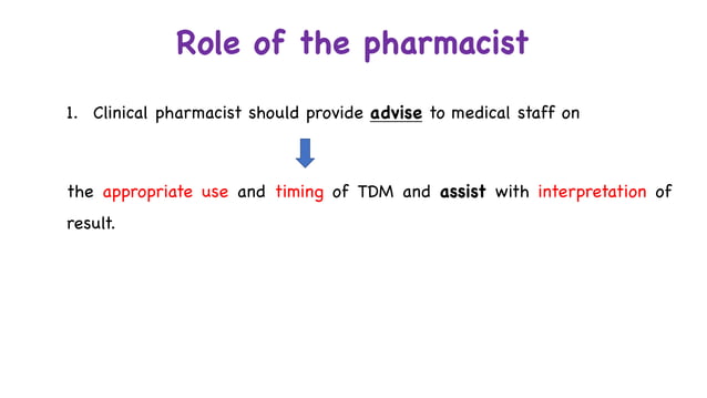Therapeutic Drug Monitoring (TDM) | Criteria and Indications of TDM ...
