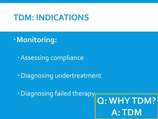 TDM for B Pharm practical-2019 | PPTX