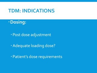 TDM for B Pharm practical-2019 | PPTX