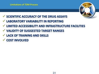 THERAPEUTIC DRUG MONITORING S KOSEY | PPTX