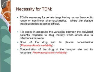 THERAPEUTIC DRUG MONITORING S KOSEY 2 | PPTX