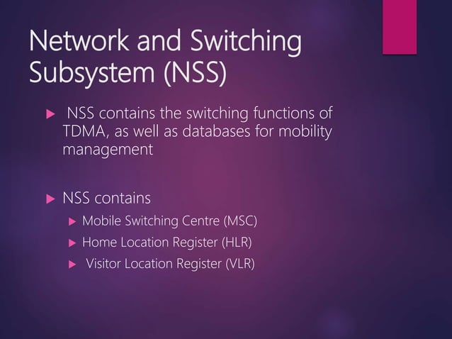 TDMA Time Division Multiple Access | PPTX | Computer Networking | Computing