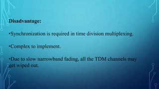 Tdm and fdm | PPTX