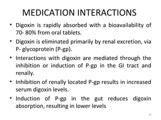 TDM OF DRUGS USED IN CARDIOVASCULAR DISEASES | PPT