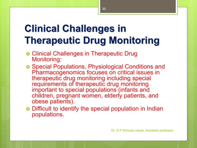 Therapeutic drug monitoring ppt | PPTX
