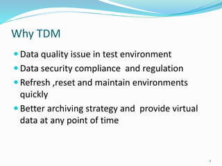 "Test Data Management In a Nutshell" by Satyajit Singh | PPT