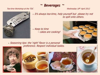 Tea-time at the TDC: Modelling with Metaphor and Transdisciplinary ...