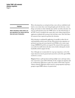 Softek TDMF z/OS extended distance migration. | PDF