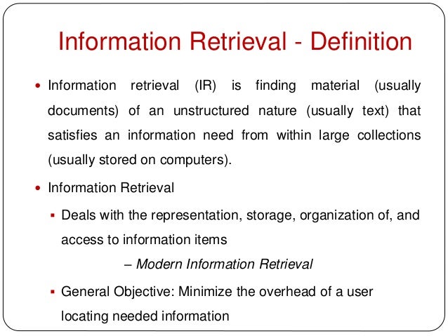 Tdm Information Retrieval Tdm Information Retrieval
