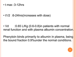 Therapeutic drug monitoring (TDM) of drugs used in seizure disorders | PPTX