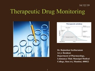 Therapeutic Drug Monitoring: An Overview | PDF