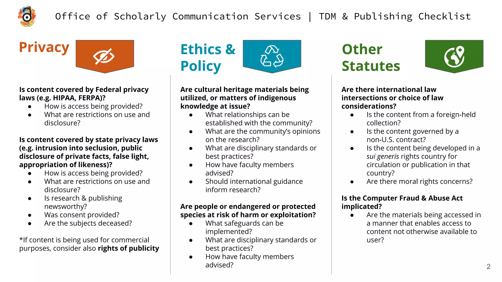Text Data Mining & Publishing: Checklist | PPT