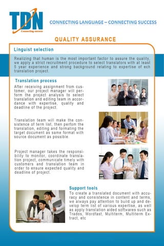 Tdn Translation Brochure English | PDF