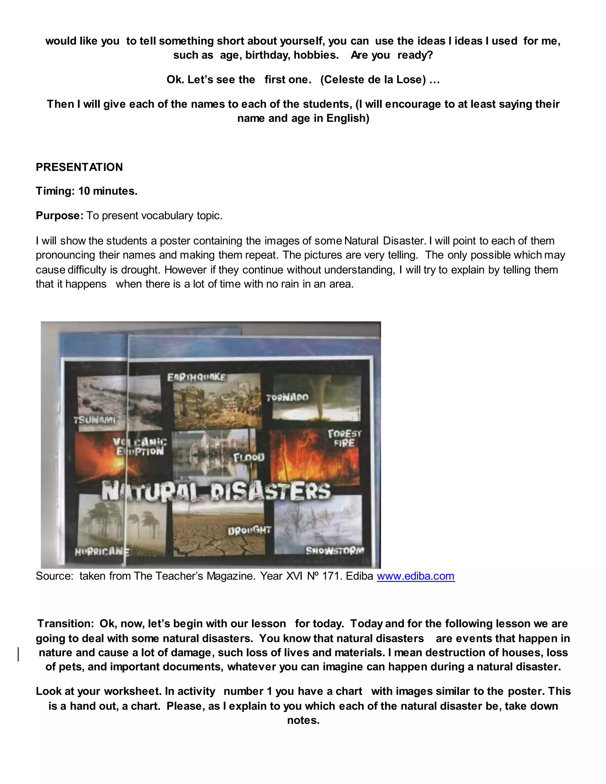 Tdp secundaria- trech-1st-llesson-plan-class-1 - 8 | DOCX