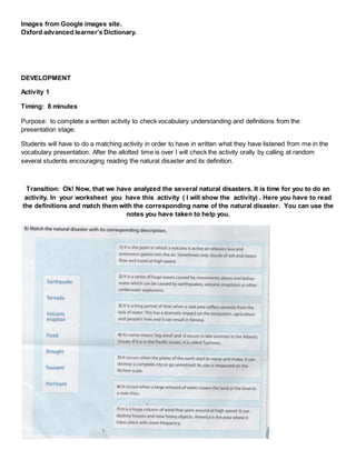 Tdp secundaria- trech-1st-llesson-plan-class-1 - 8 | DOCX