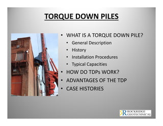 ASCE OC Branch - Geo-Institute Dinner Presentation: Fundamentals of ...