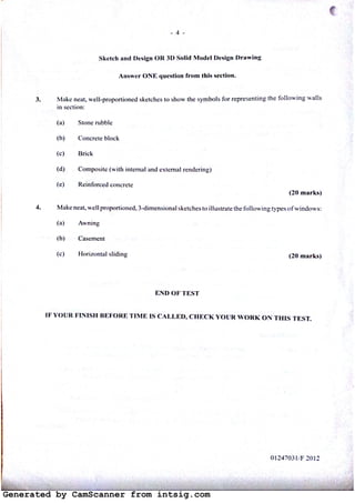 Td paper 03 cxc may 2012 | PDF