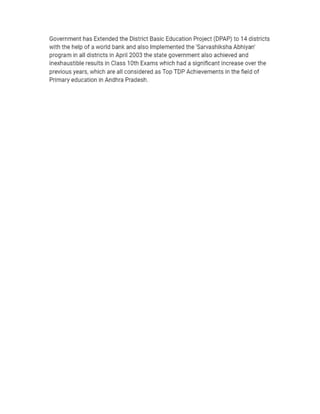 TDP Policies for the Progress of Primary Education in AP..pdf