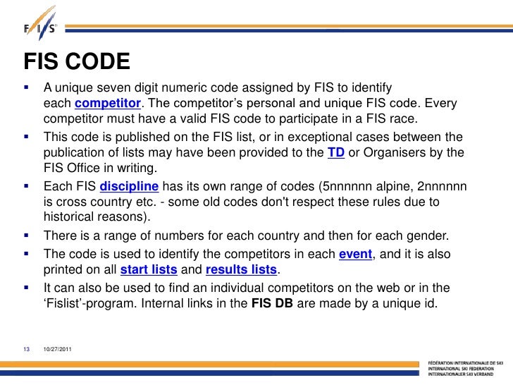 Td Presentation Fis Code Verses Codex V1