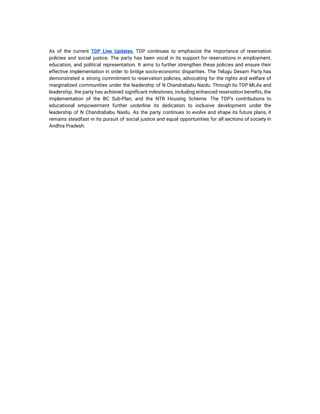 TDPs Stand on Reservation Policies A Critical Evaluation.pdf