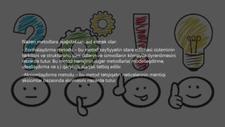 Eksperimental tədqiqat metodlarının aparılması | PPTX