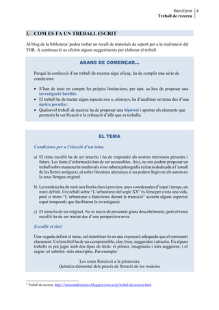 Treball de recerca 2018-19 | PDF