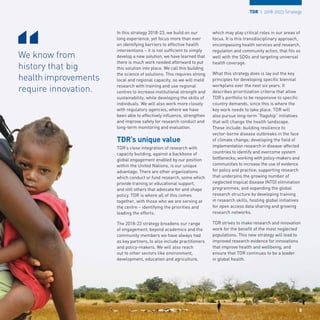 Tdr strategy 2018-2023 | PDF