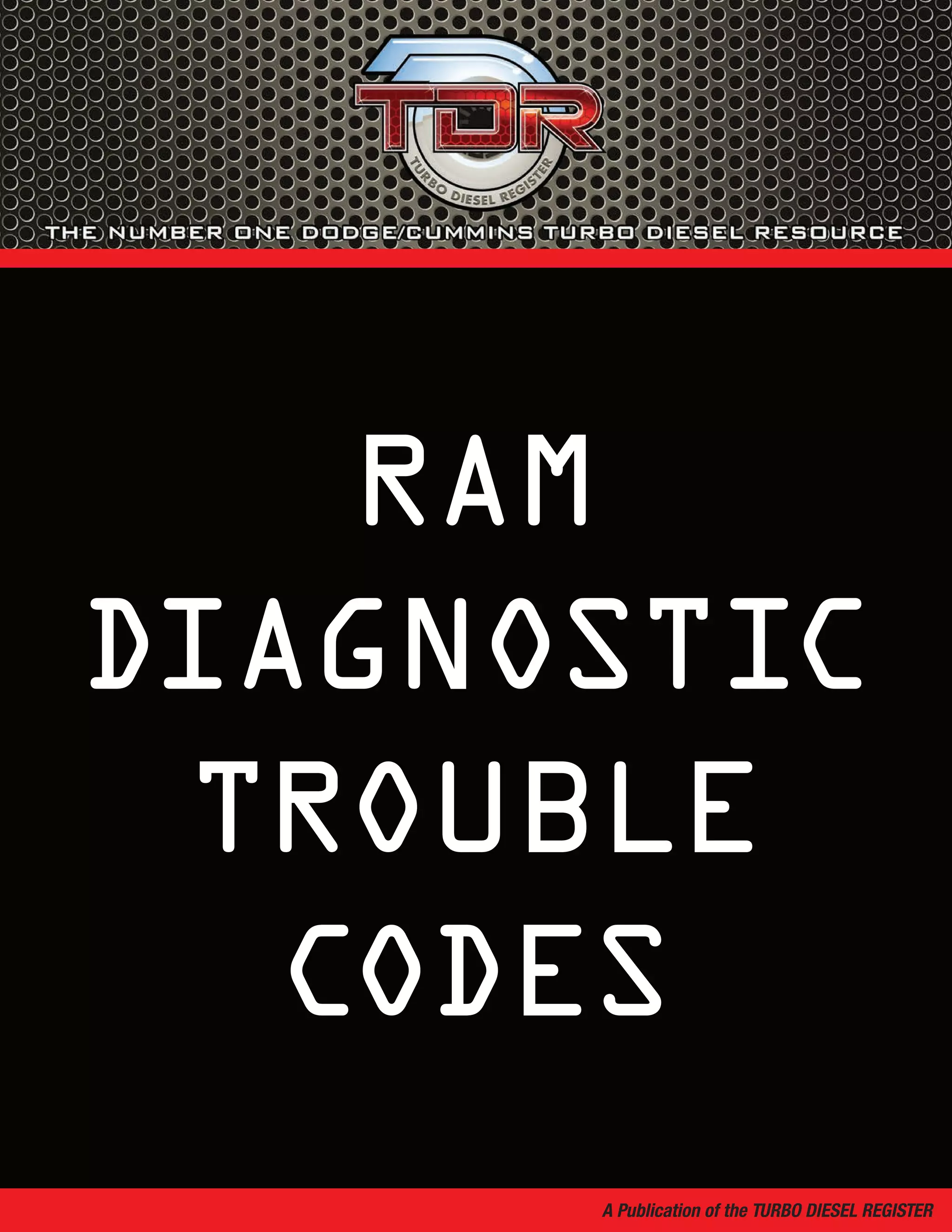 RAM DIAGNOSTIC TROUBLE CODES - TURBO DIESEL REGISTER | PDF