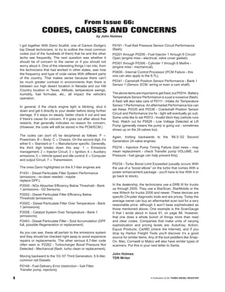 RAM DIAGNOSTIC TROUBLE CODES - TURBO DIESEL REGISTER | PDF