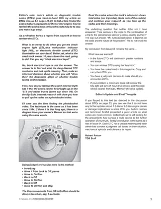 RAM DIAGNOSTIC TROUBLE CODES - TURBO DIESEL REGISTER | PDF