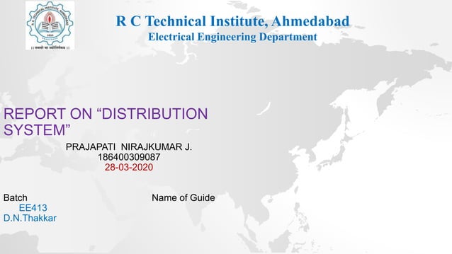 Residensial distribution system | PPT