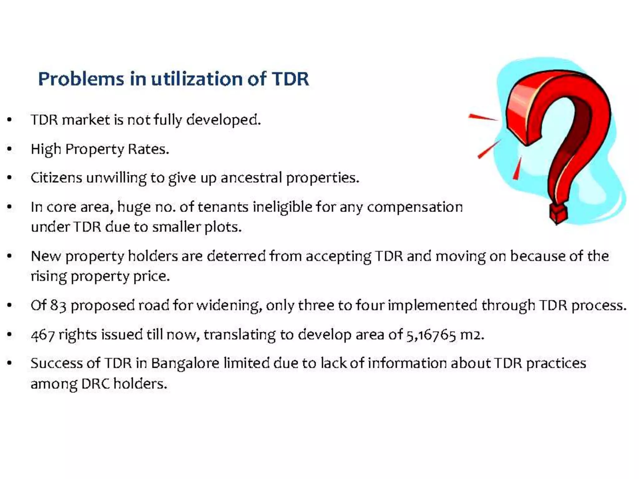 TDR - TRANSFER OF DEVELOPMENT RIGHTS | PPTX