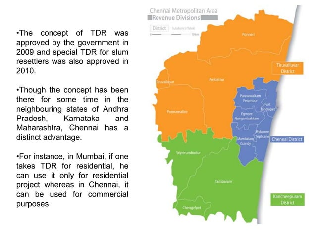 TDR - TRANSFER OF DEVELOPMENT RIGHTS | PPTX | Developmental Sites ...