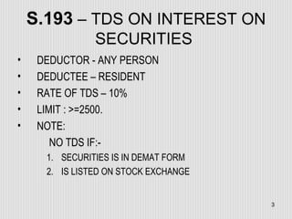 Tds | PPT
