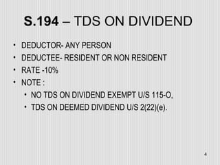 Tds | PPT